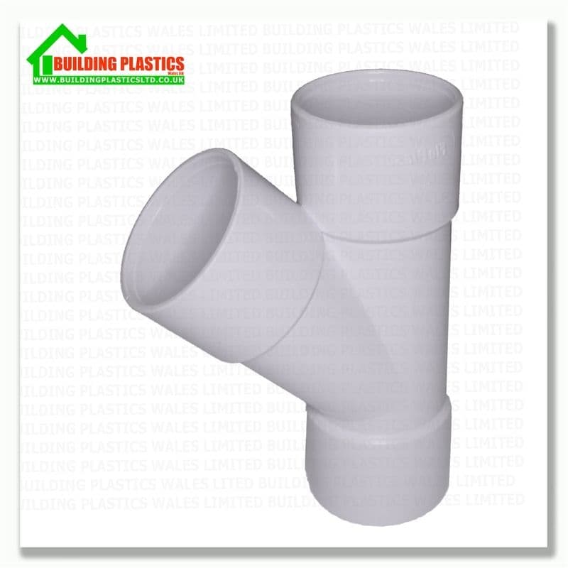135 Degree Branch 40mm ABS Solvent Weld Waste White | Building Plastics ...