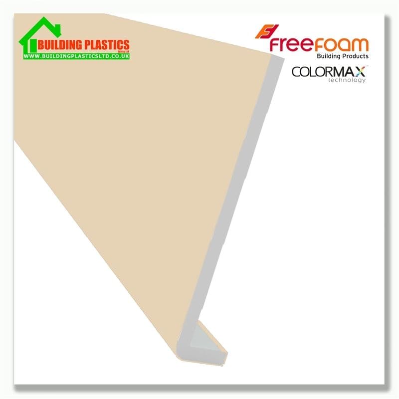 175mm Fascia Capping Board 5m Sable RAL1015 | Building Plastics Tele ...