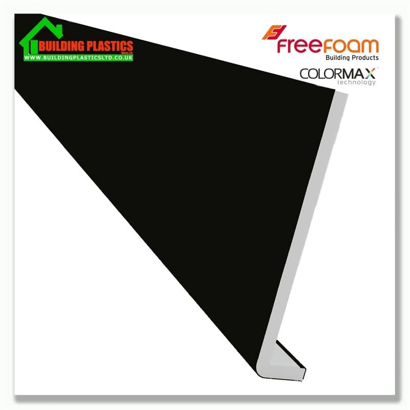 225mm Fascia Capping Board 10mm x 5m Black | Building Plastics Tele ...