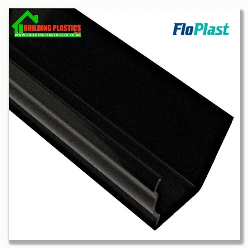 2m Niagara Ogee Gutter Black | Building Plastics Tele 0333 050 0585