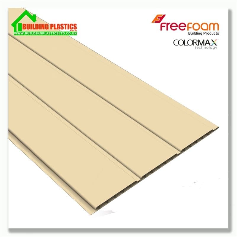 300mm Hollow Cladding/Soffit Board 2.5m Sable (Ral 1015) | Building ...