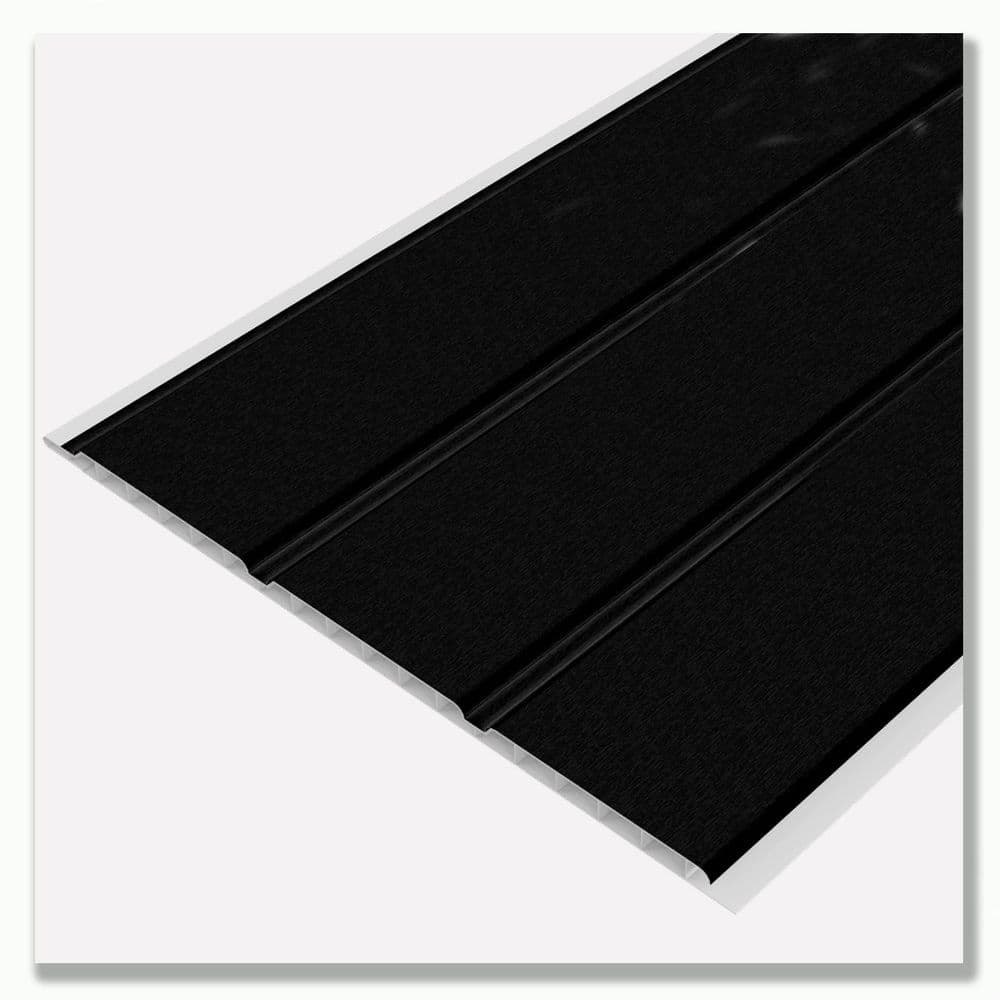 300mm Hollow Cladding/Soffit Board 5m Blackash Woodgrain | Building ...