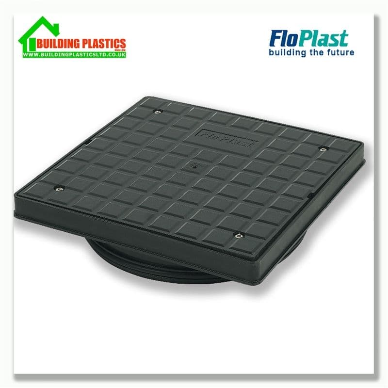 340mm PVC-U COVER/PP FRAME SQUARE | Building Plastics