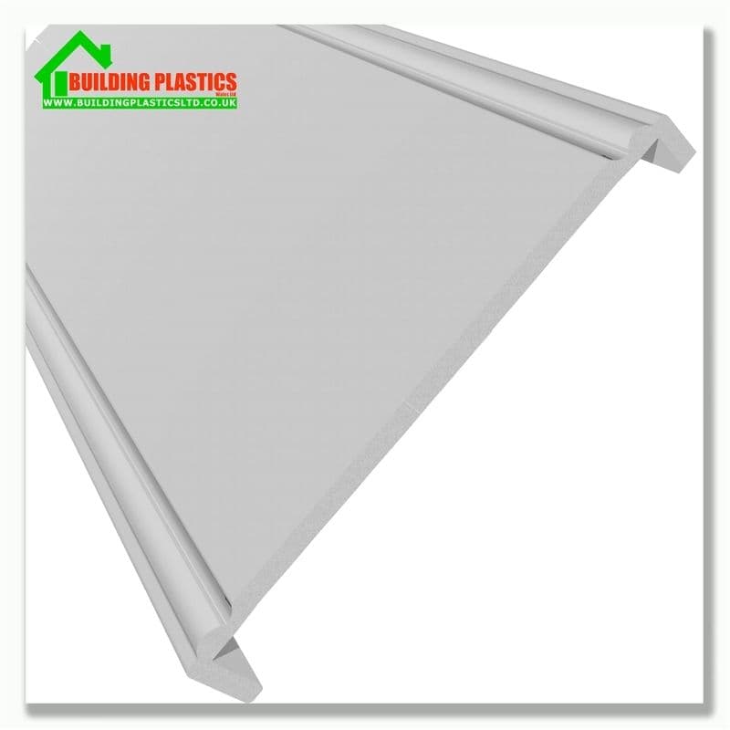 390mm Ogee Fascia Capping Board 10mm x 5m white | Building Plastics ...