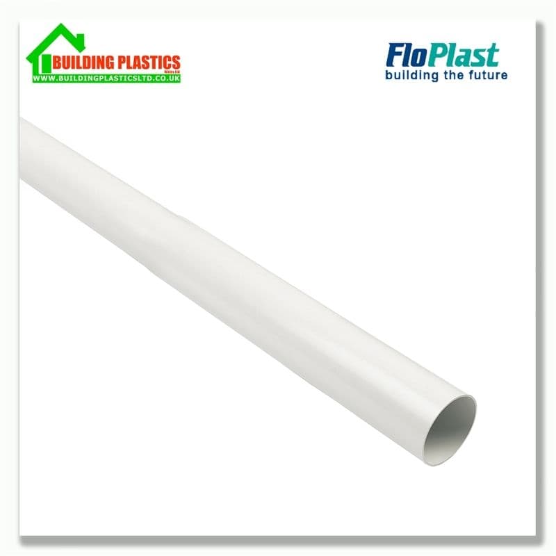 3m Waste Pipe 21.5mm Overflow System White | Building Plastics Tele ...