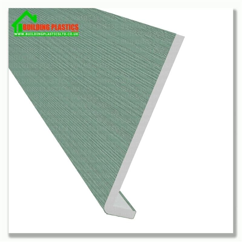 400mm Fascia Capping Board 10mm x 2.5m Chartwell Green Woodgrain ...