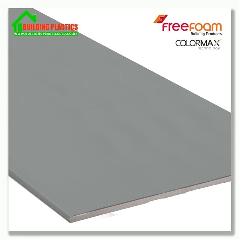 405mm Soffit and Flat Board 10mm x 2.5m Storm Grey (Ral 7045 ...