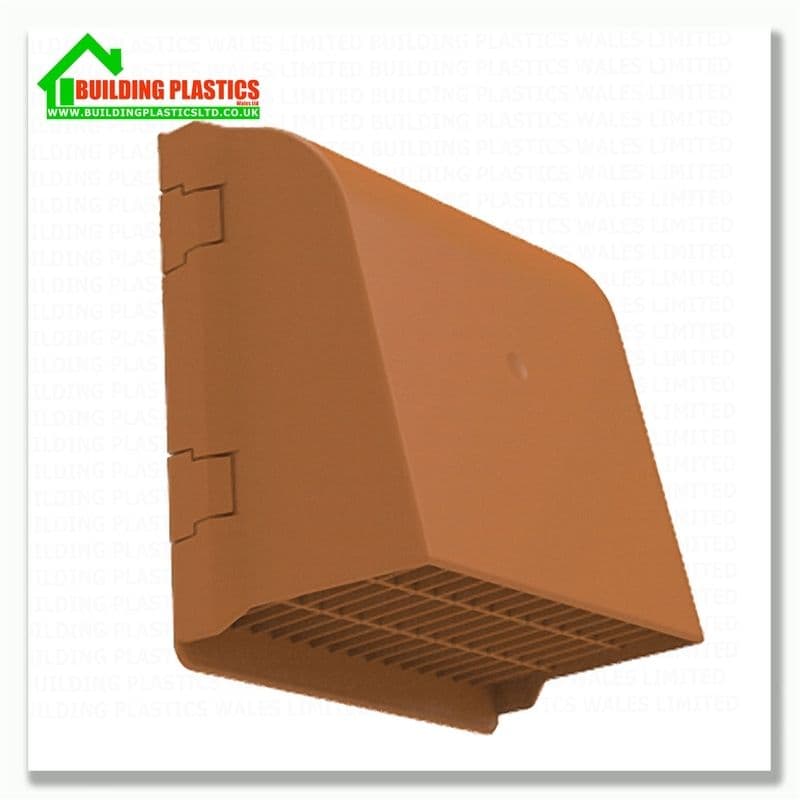 5 inch Full Hood External Cowl Vent Terracotta | Building Plastics Tele ...