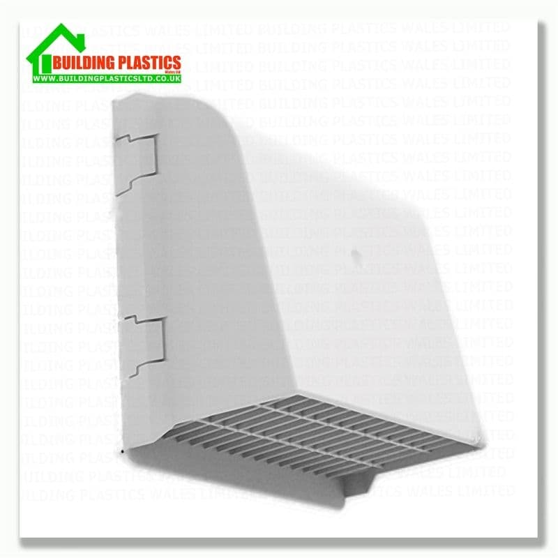 5 inch Full Hood External Cowl Vent White | Building Plastics Tele 0333 ...