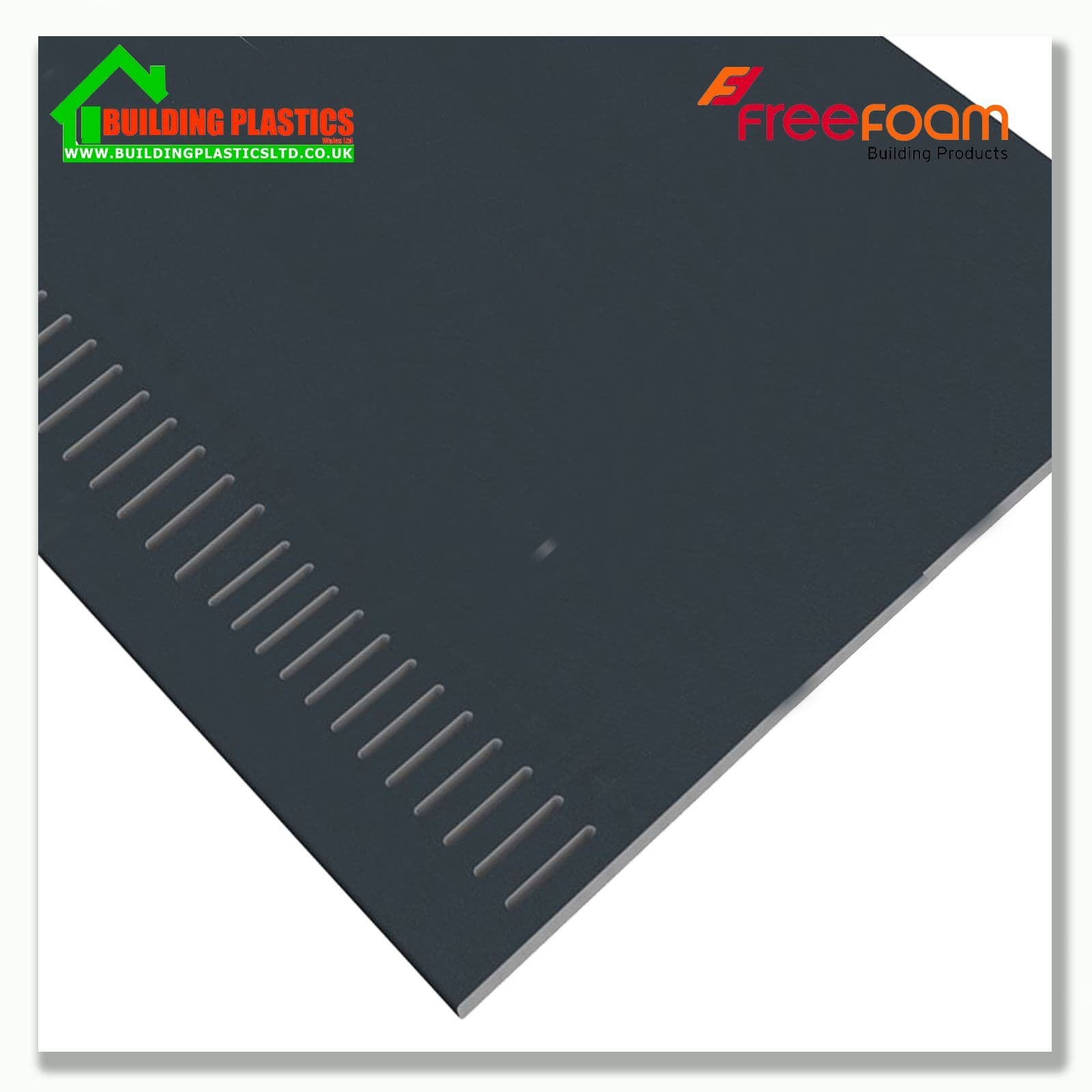 605mm Ventilated Soffit Board 10mm x | Building Plastics