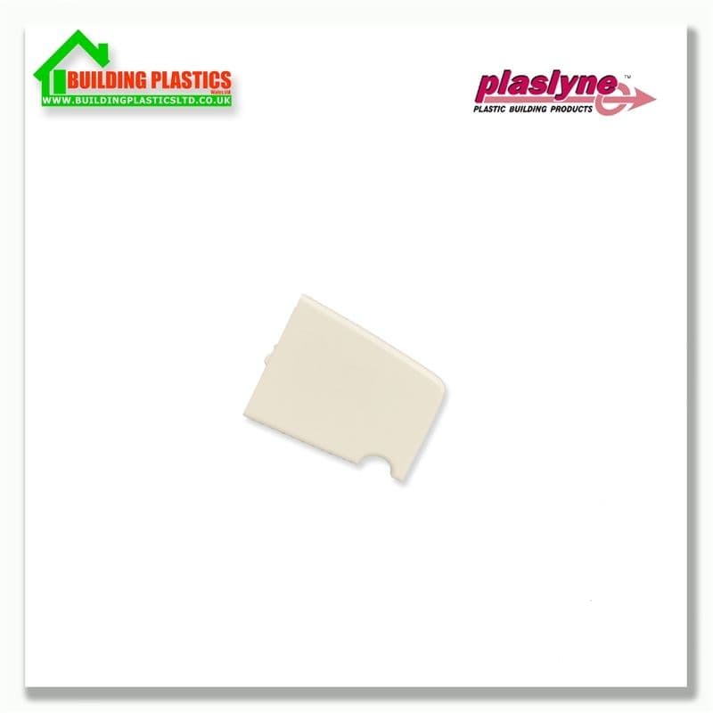 85mm External Window Cill | End Caps | Pair | White | 60mm System ...