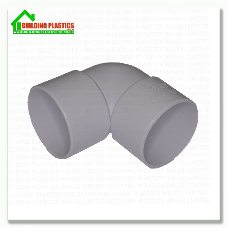 90 Degree Bend 32mm ABS Solvent Weld Waste White | Building Plastics ...