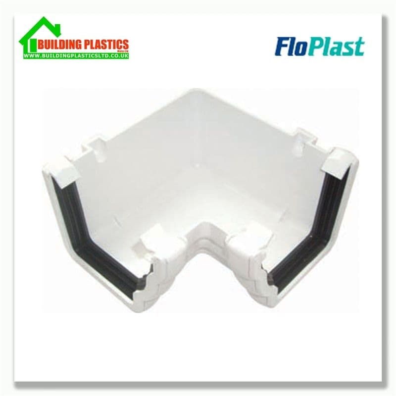 90 degree Internal Angle Niagara Ogee White | Building Plastics Tele ...