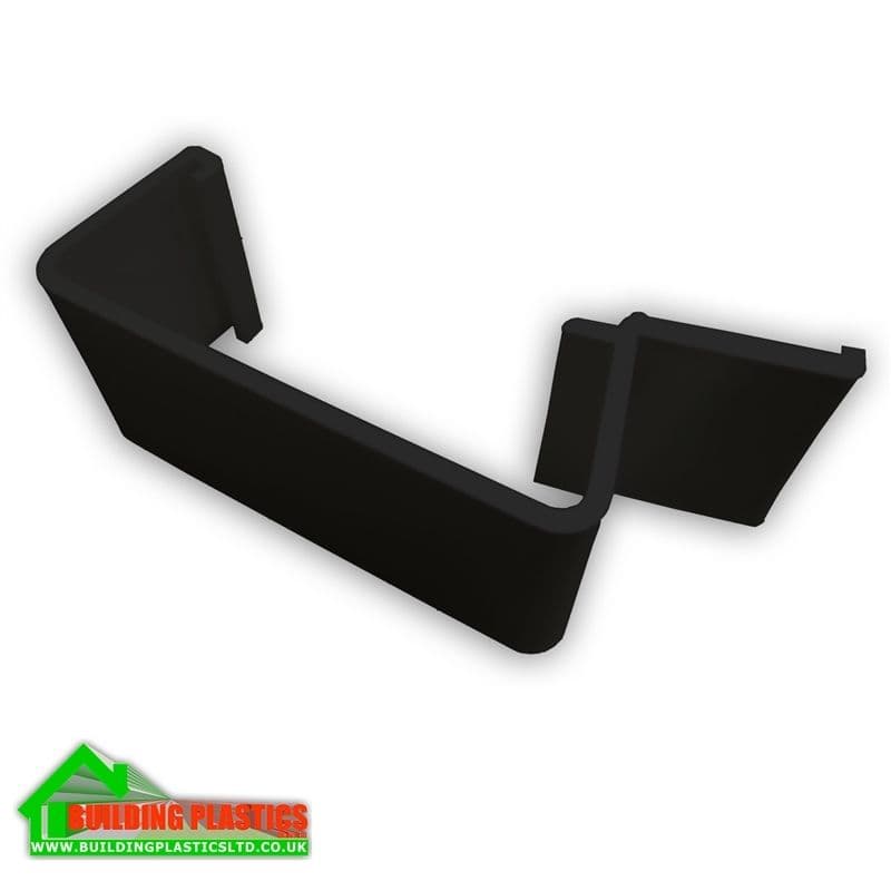 Continuous Dry Verge Connector R-Type Black | Building Plastics Tele ...