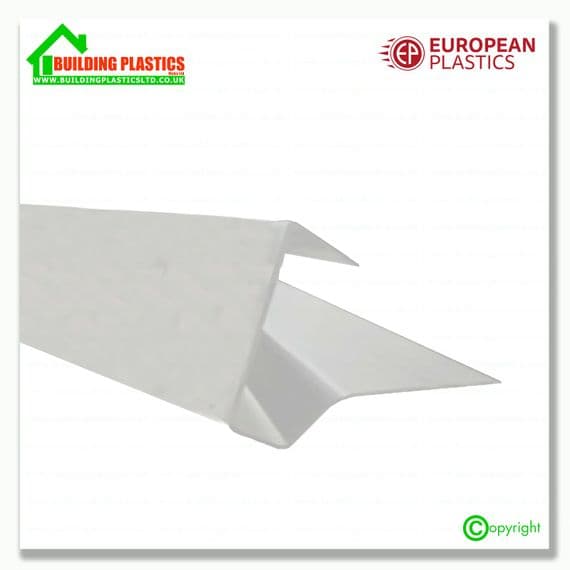 Continuous Dry Verge S-Type 3m White | Building Plastics Tele 0333 050 0585