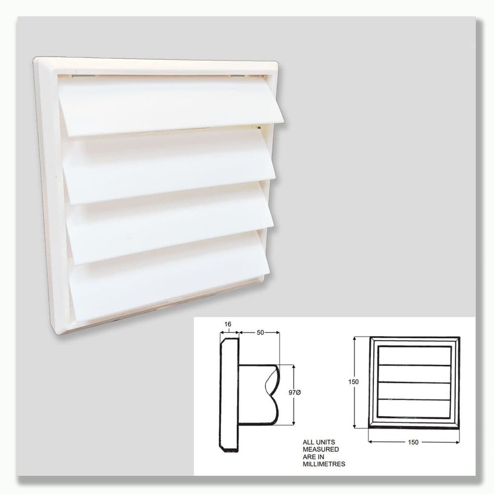 Manthorpe Core Drill Vent 5" Brown | Building Plastics Tele 0333 050 0585