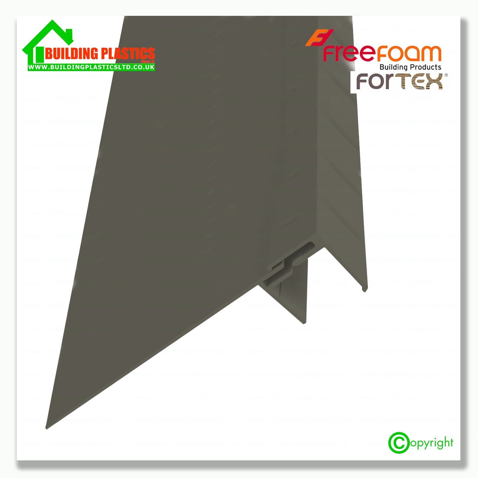 Fortex Reveal Liner 3m | Quartz Grey | Building Plastics Tele 01495 221630