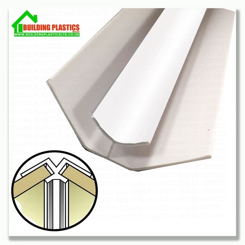 Internal Corner Trim White 2.7m (For 5mm Panels) | Building Plastics ...