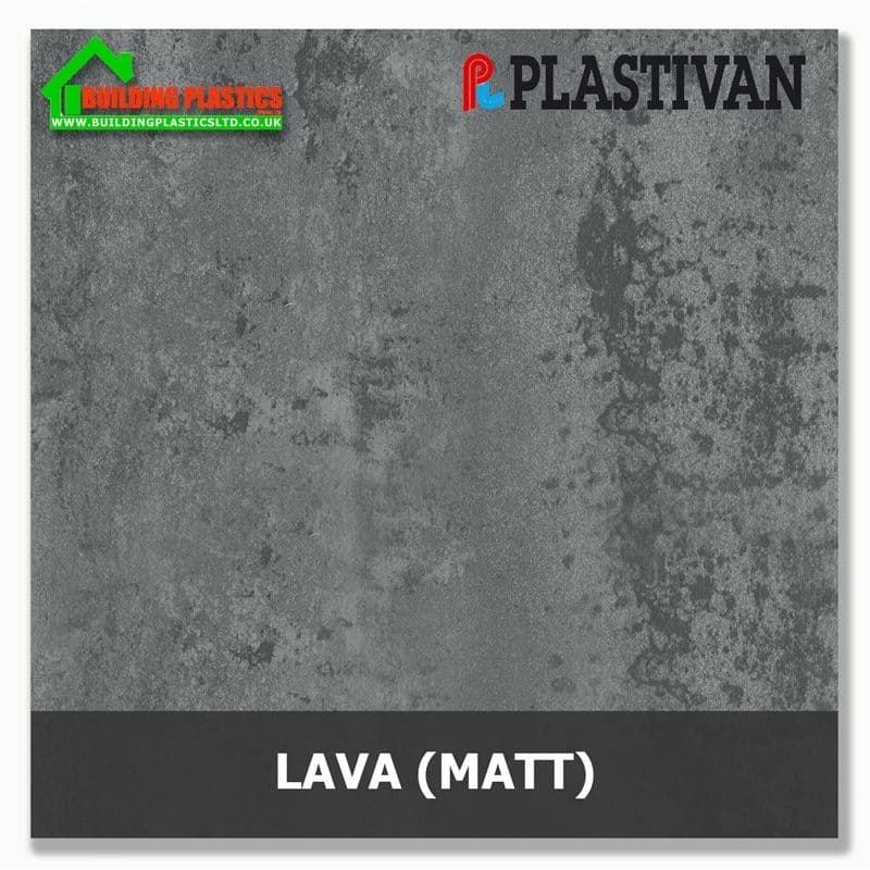 Lava Grey Wall Panel 1m x 2.4m | Plastivan | Building Plastics Tele ...