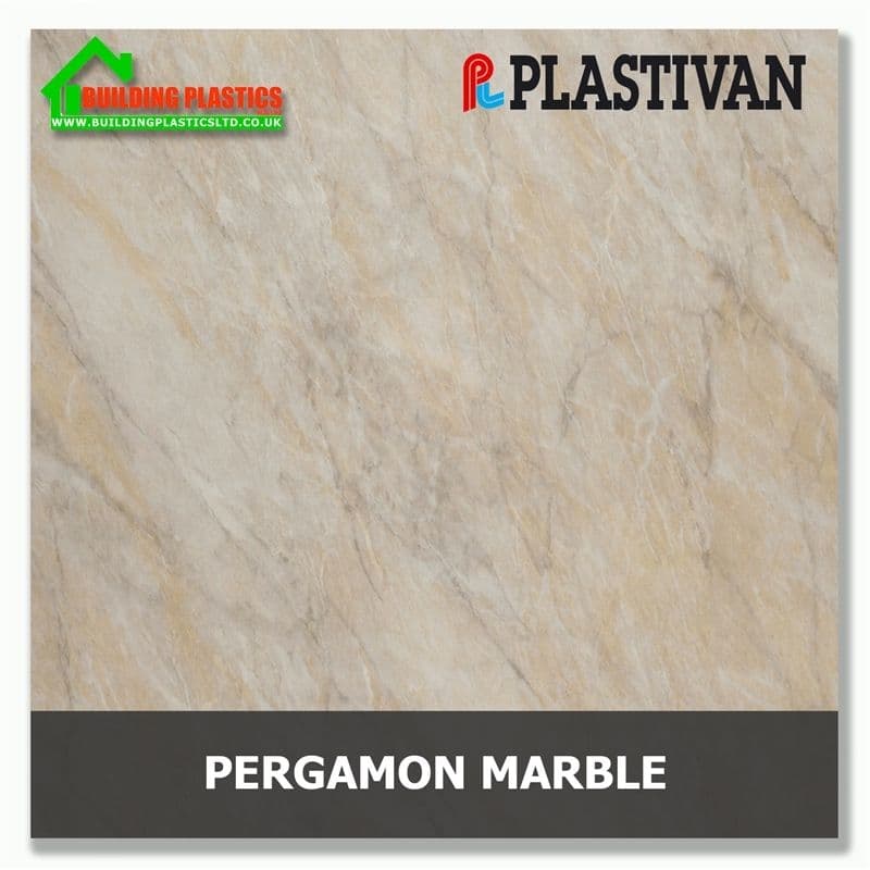 Pergamon Marble Cladding Panel 7.5mm thick - 4No x 250mm x 2.6m ...