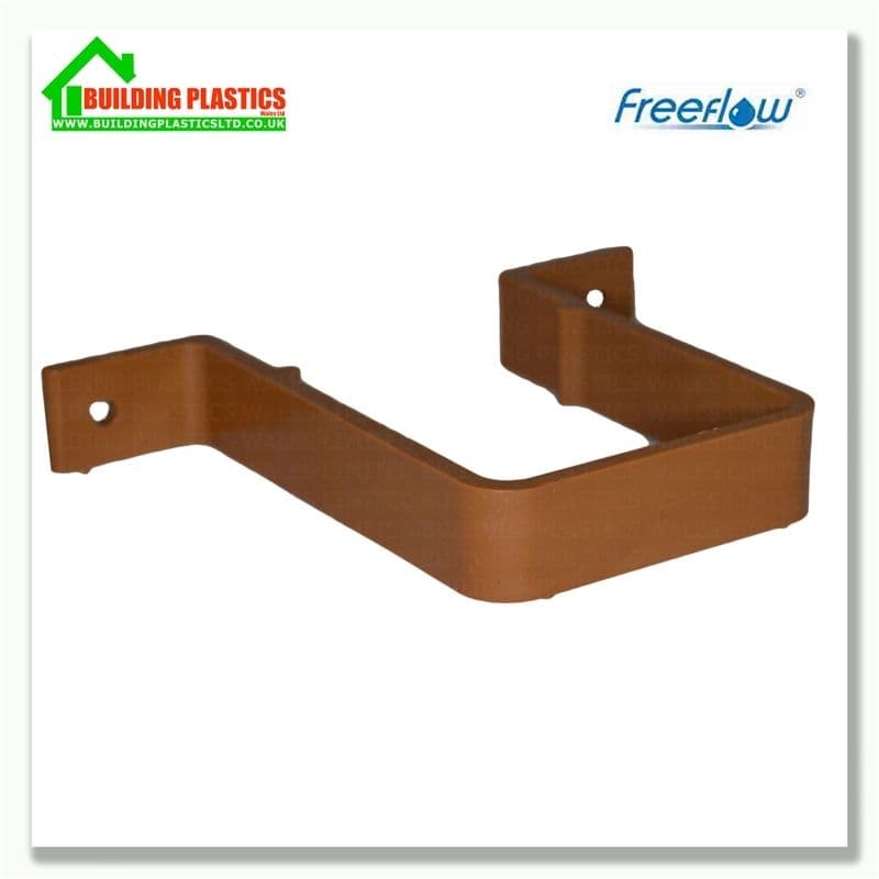 Pipe Clip 65mm Square Downpipe Caramel | Freeflow | Building Plastics ...