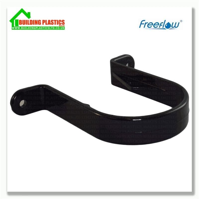 Pipe Clip 68mm Round Pipe Black | Building Plastics