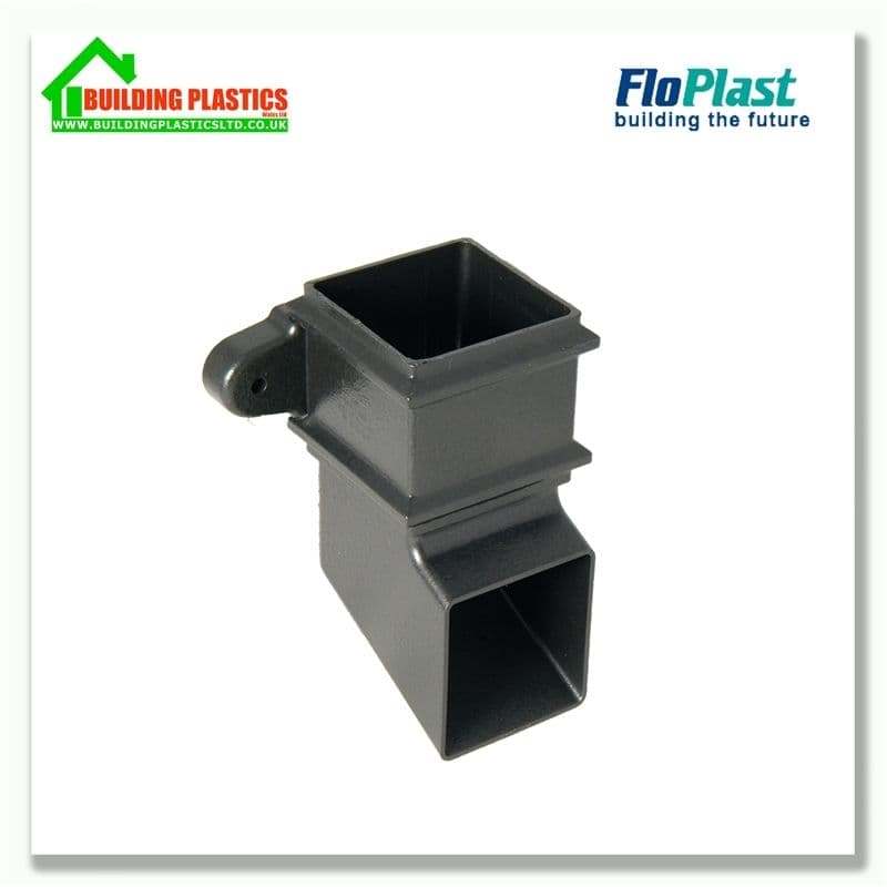 Shoe with Fixing Lugs 65mm Square Pipe | Building Plastics