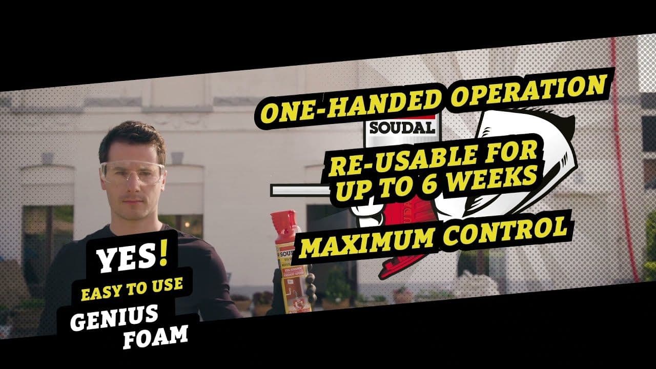 Soudal Genius Insulation Foam Handheld | 750ml | Building Plastics Tele ...