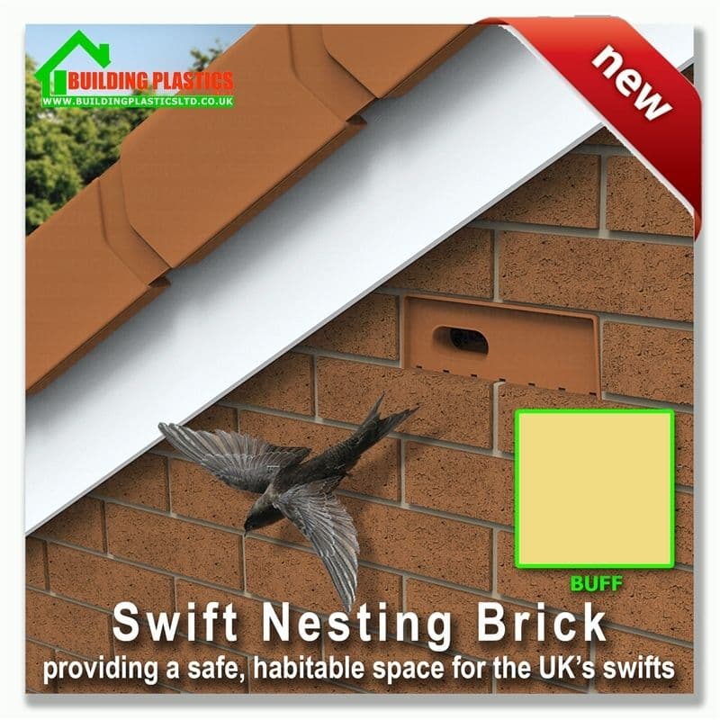 Swift Nesting Brick Box Buff Manthorpe | Building Plastics