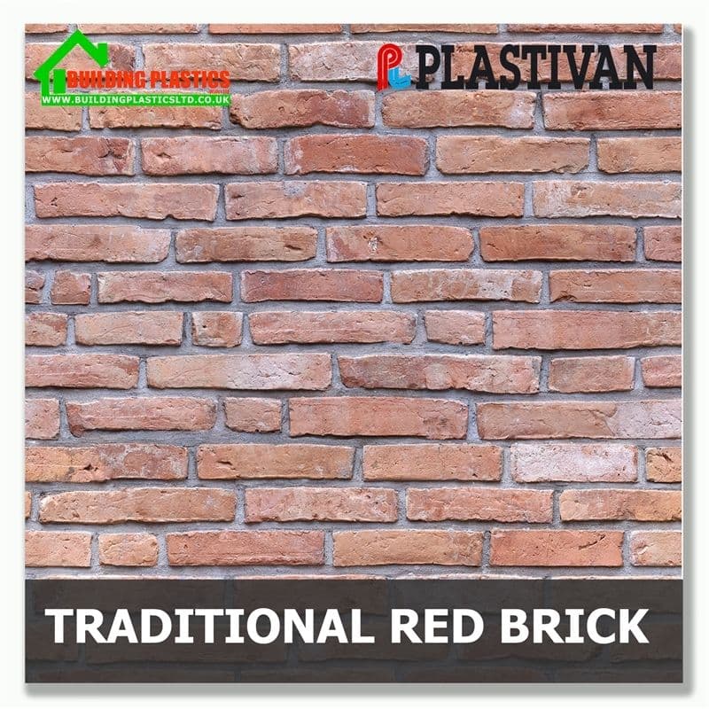 Traditional Red Brick 3D Wall Panels | Building Plastics