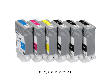 Canon iPF770 Rainbow Pack Ink Cartridges