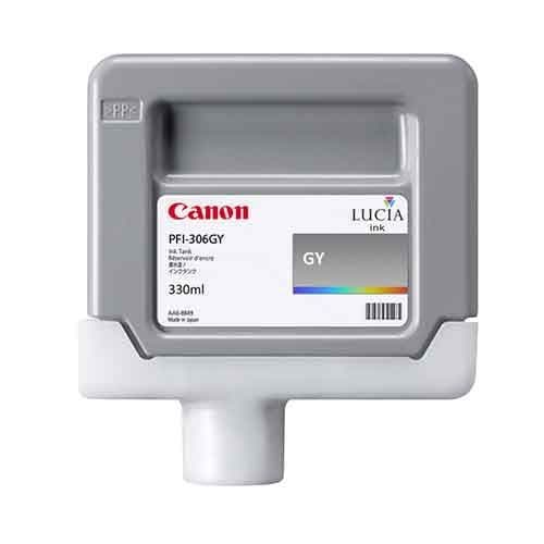 Canon PFI-306GY Grey Ink Cartridge 330ml - Genuine Canon PFI-306GY Ink ...