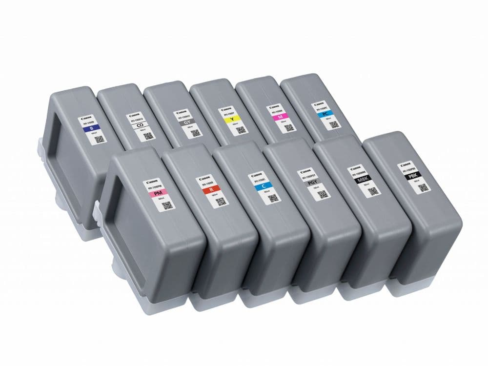 Canon PRO-2100 Full Set OF 12 x 160ml PFI-1100 Ink Tanks