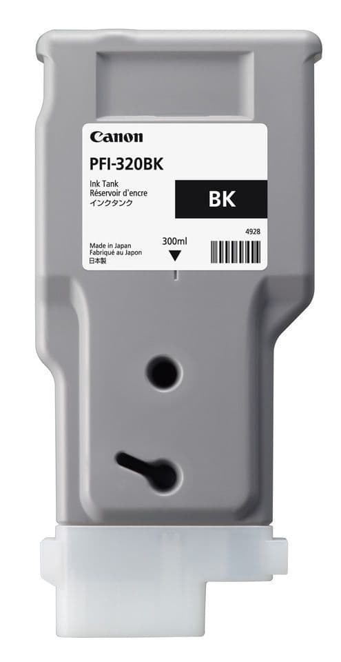 Canon tm-305 black Ink Cartridge / Canon PFI-320bk (300ml) black Ink ...