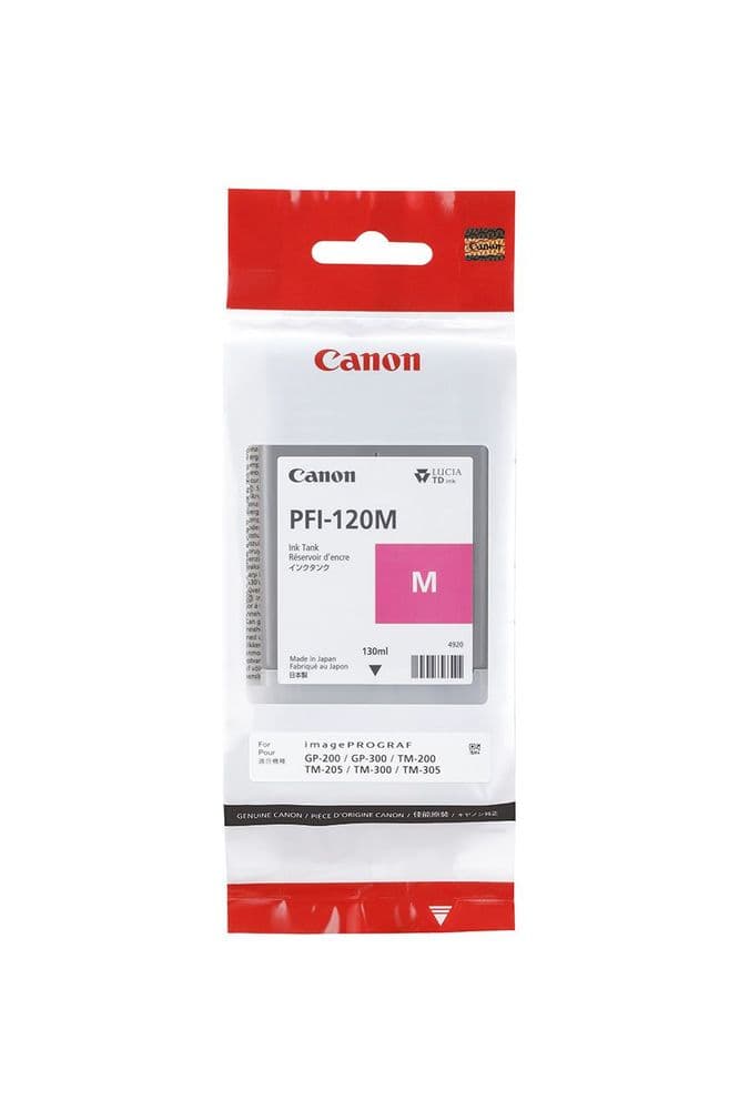Canon TM-350 Magenta Ink Cartridge / Canon PFI-121m (160ml) Magenta Ink ...