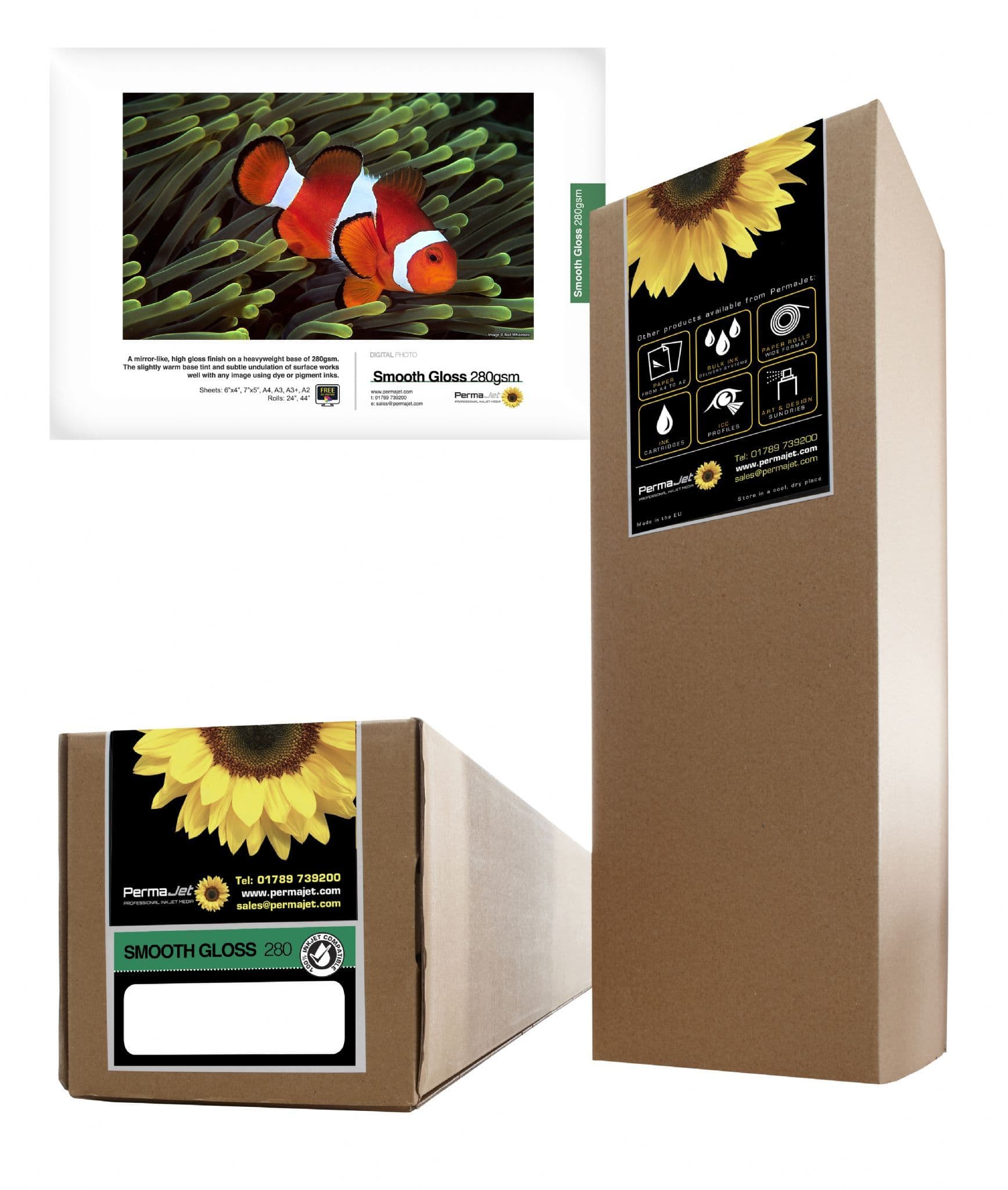 Permajet Smooth Gloss 280 Inkjet Photo Paper - iPF Store home of Canon ...