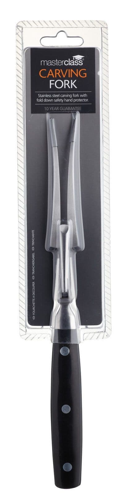 MasterClass Deluxe Traditional Carving Fork with Guard