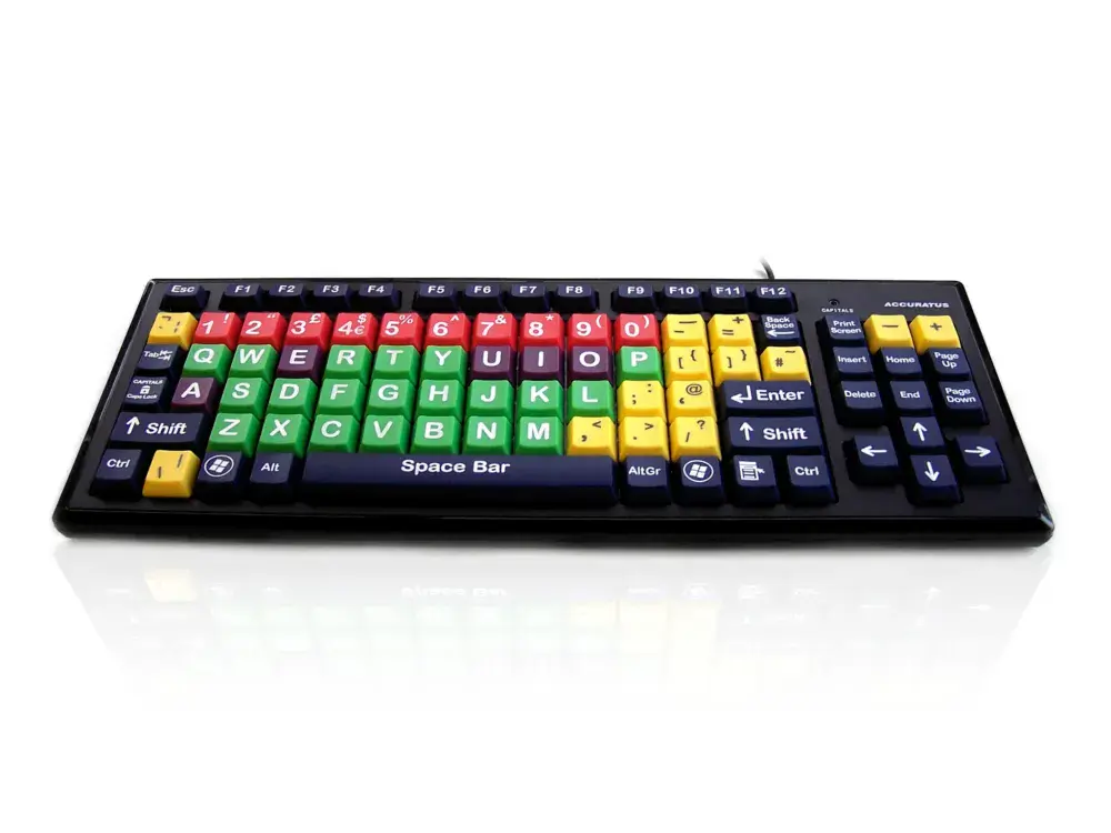 Accuratus Monster 2 Keyboard Multi-coloured keys