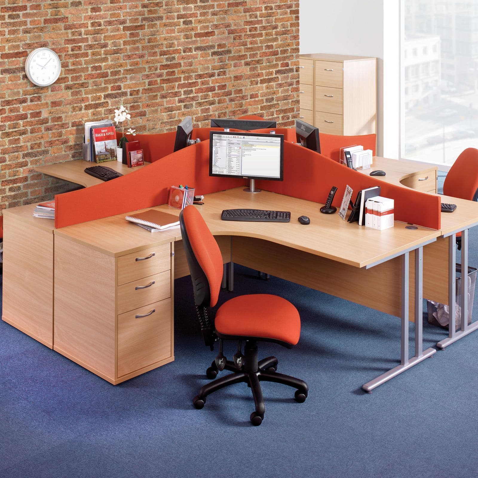 Desktop Wave Screens | Stylish Office Partitions