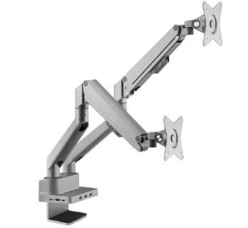 Dual Monitor Arm HUB 1 HDMI 3 USB A 1 RJ45