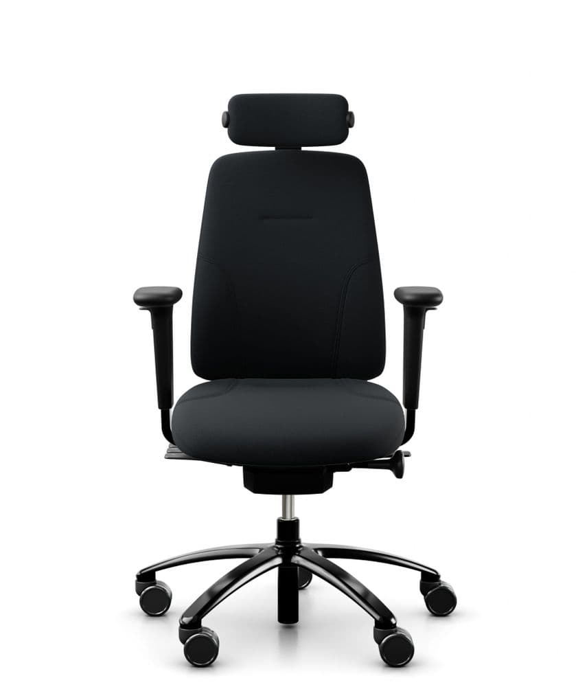RH Logic 200 – Quick Ship | Medium Back Ergonomic Office Chair – Black