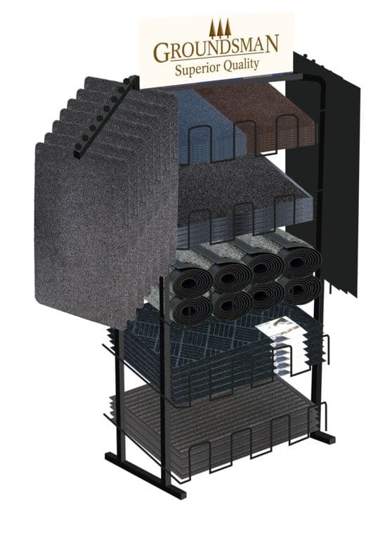 Groundsman Assorted Doormat Display Unit - Supplied with Free On Loan Stand