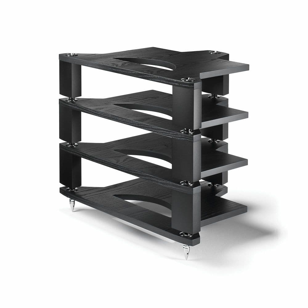Naim Audio BRAND NEW FRAIMLITE Base & 3x Levels Black Ash with black ...