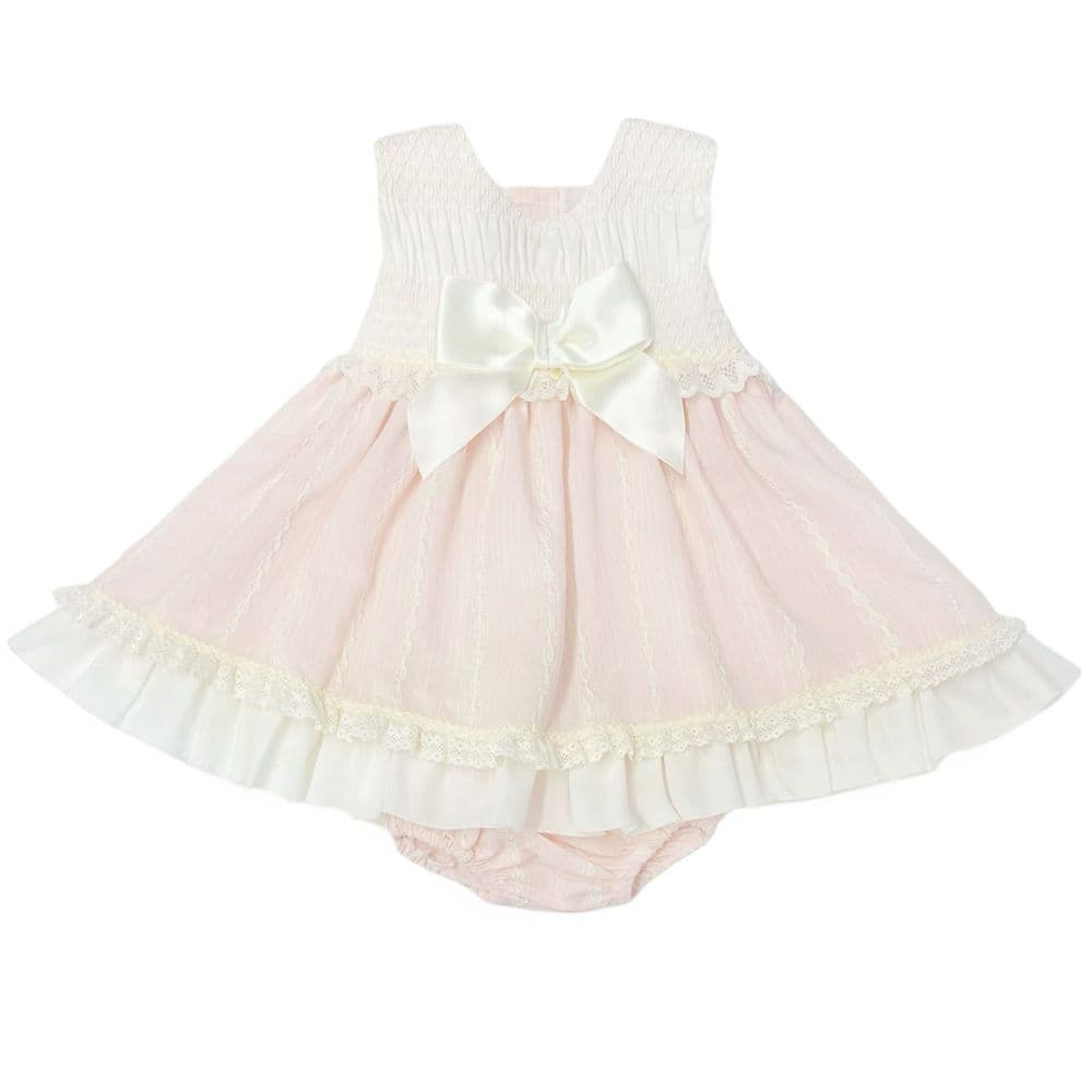 SALE Baby Girl Pink Puff Dress with Pants "MYD2439"