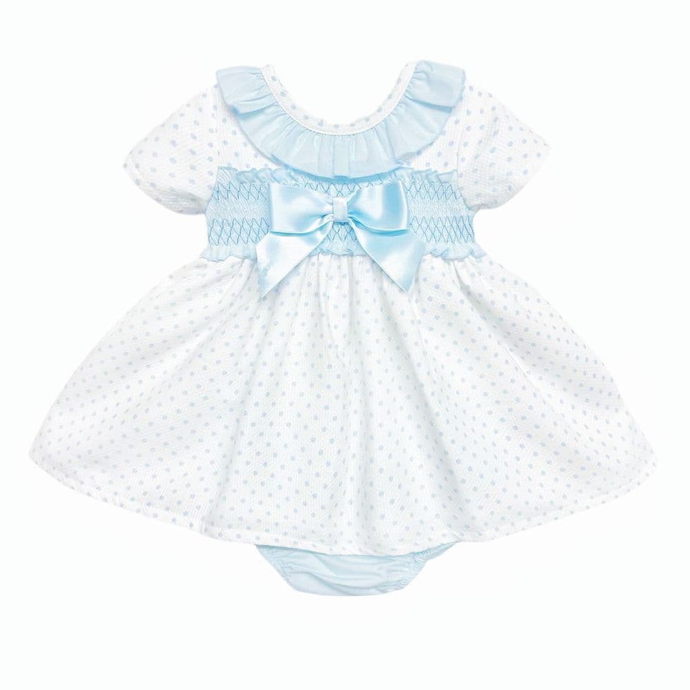 SALE Baby Girl Waffle Spotty Dress with Pants "MYD2320B"