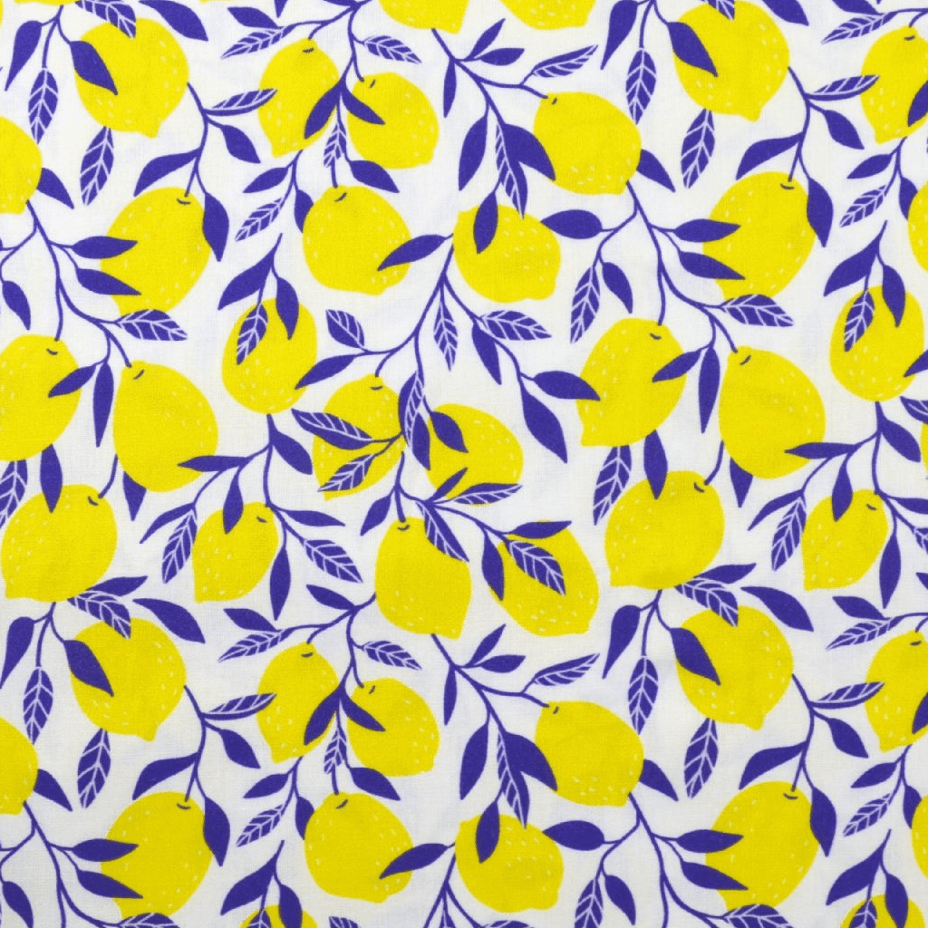 Lemon Printed Fabric By Hobby Lobby Stores Fabrics By The