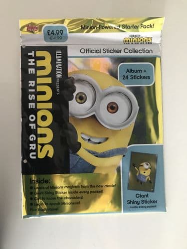 Minion the Rise of Gru sticker Collection