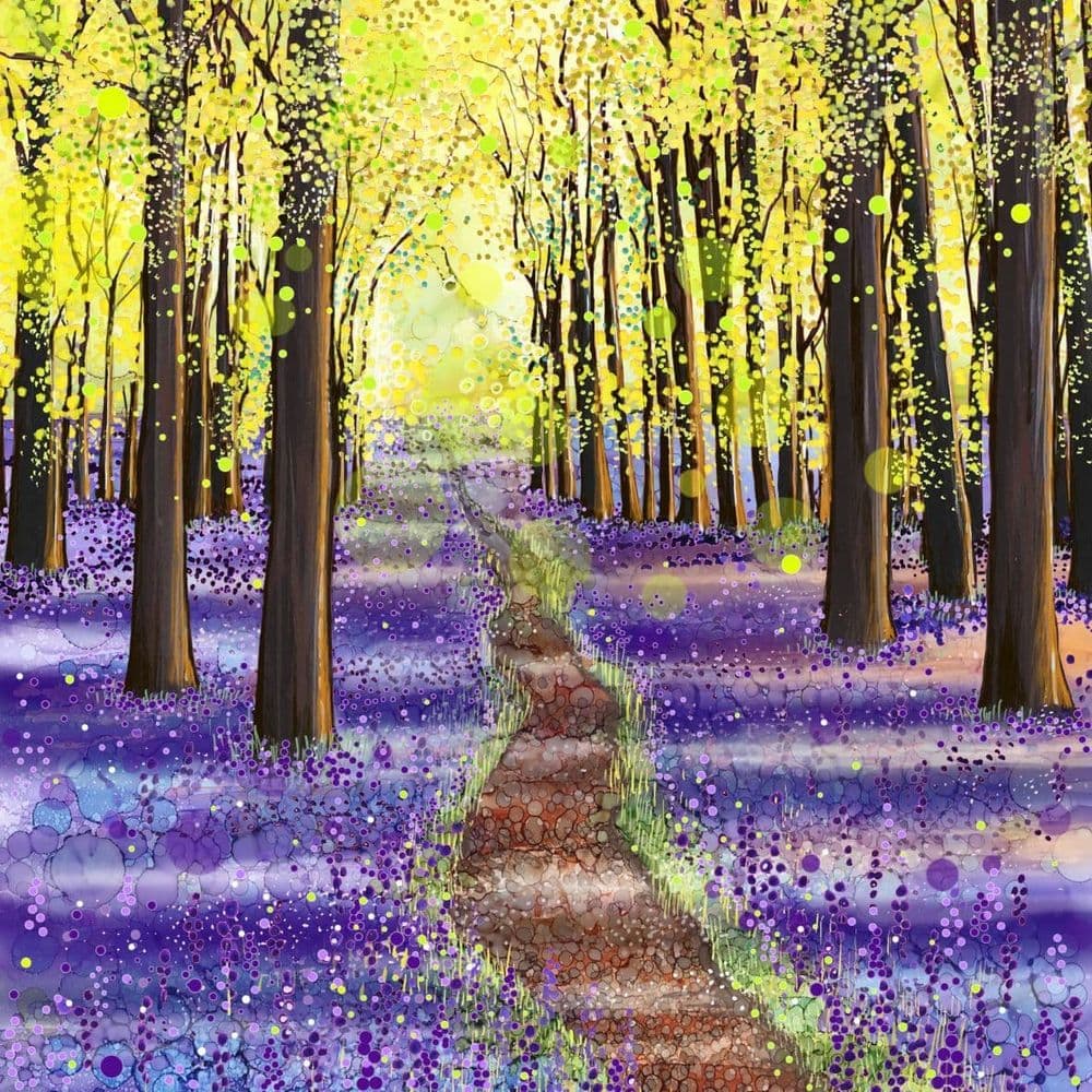 Woodland Walk Spring Ceramic Coaster By Jo Crafts
