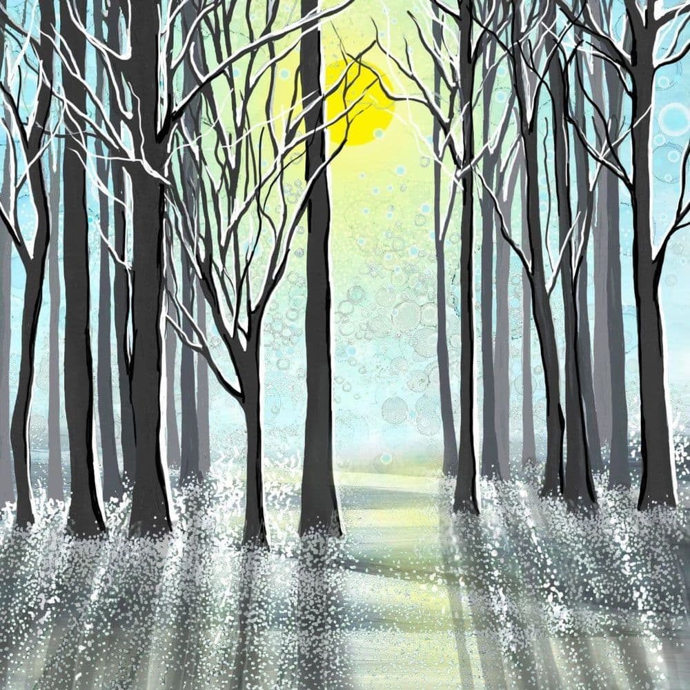 Woodland Walk Winter Ceramic Coaster By Jo Crafts