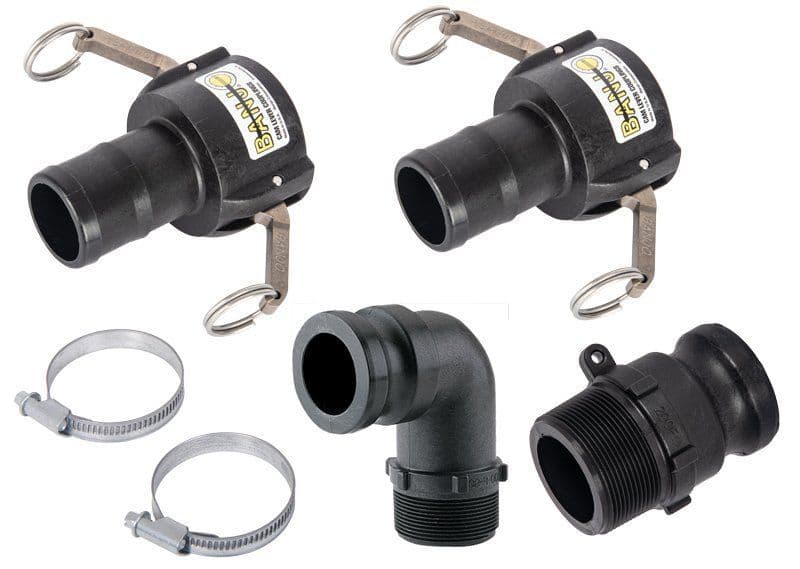 Banjo 2" Polypropylene Cam Lever Connection Kit 209-1301P